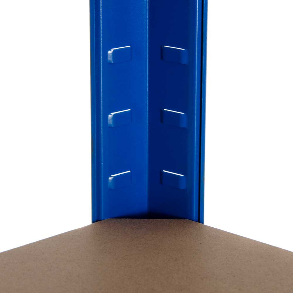 Powder Coated Garage Corner Shelving Unit (175KG) - Boltless | ParkerBrand