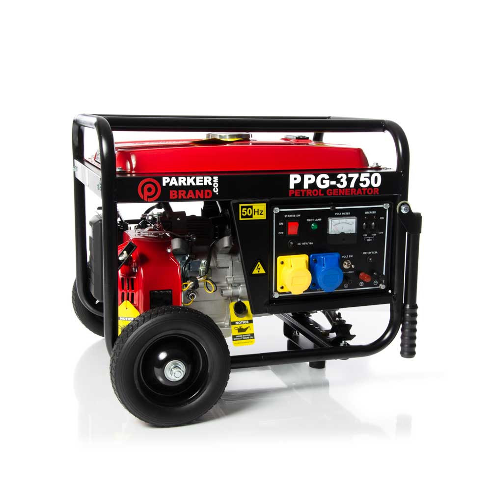 3.75 kVA Portable Petrol Generator + Oil | ParkerBrand