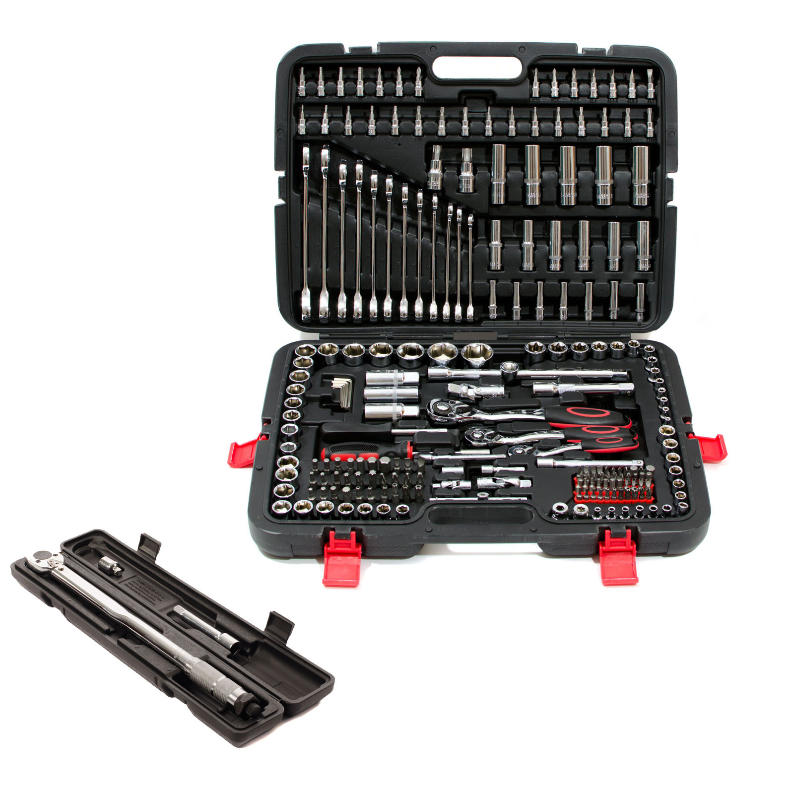 215 Piece Professional Socket Set + Torque Wrench | ParkerBrand