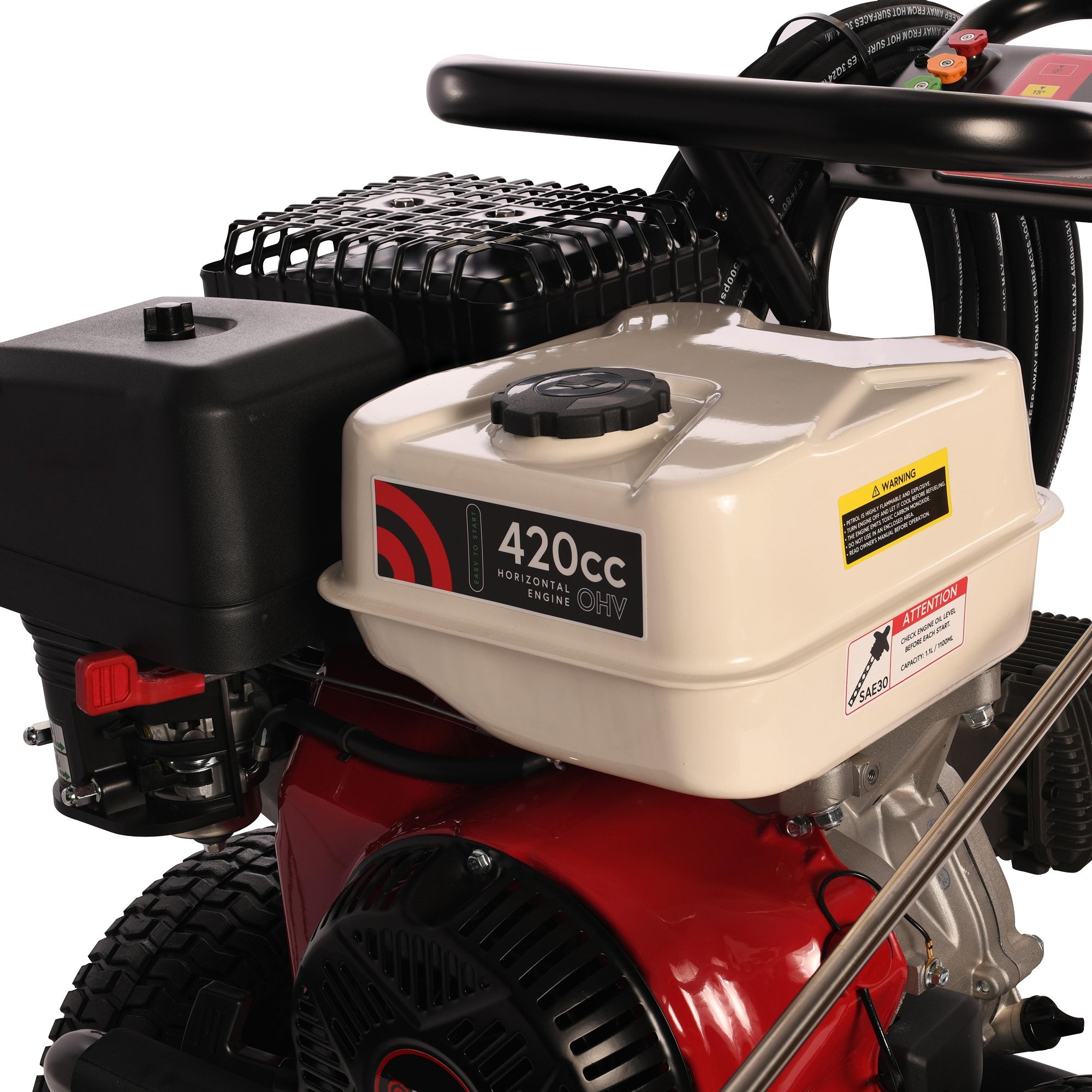 Heavy Duty Petrol Pressure Washer 420cc - 4400 PSI | ParkerBrand