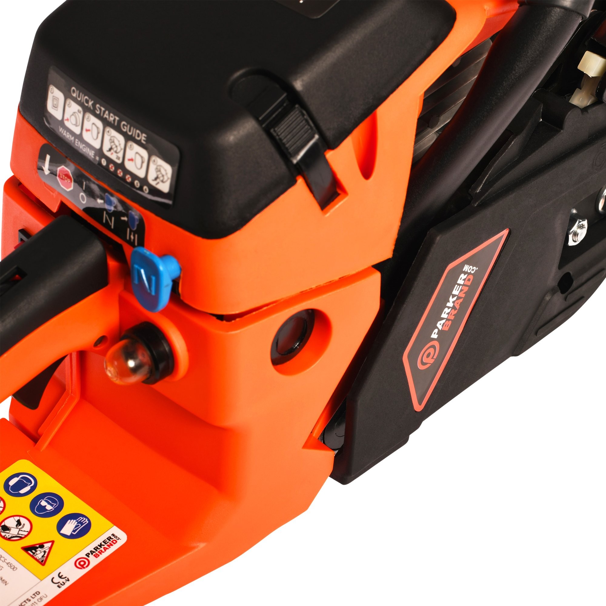 45cc 16" Petrol Chainsaw + 2 x Chains + More! | ParkerBrand