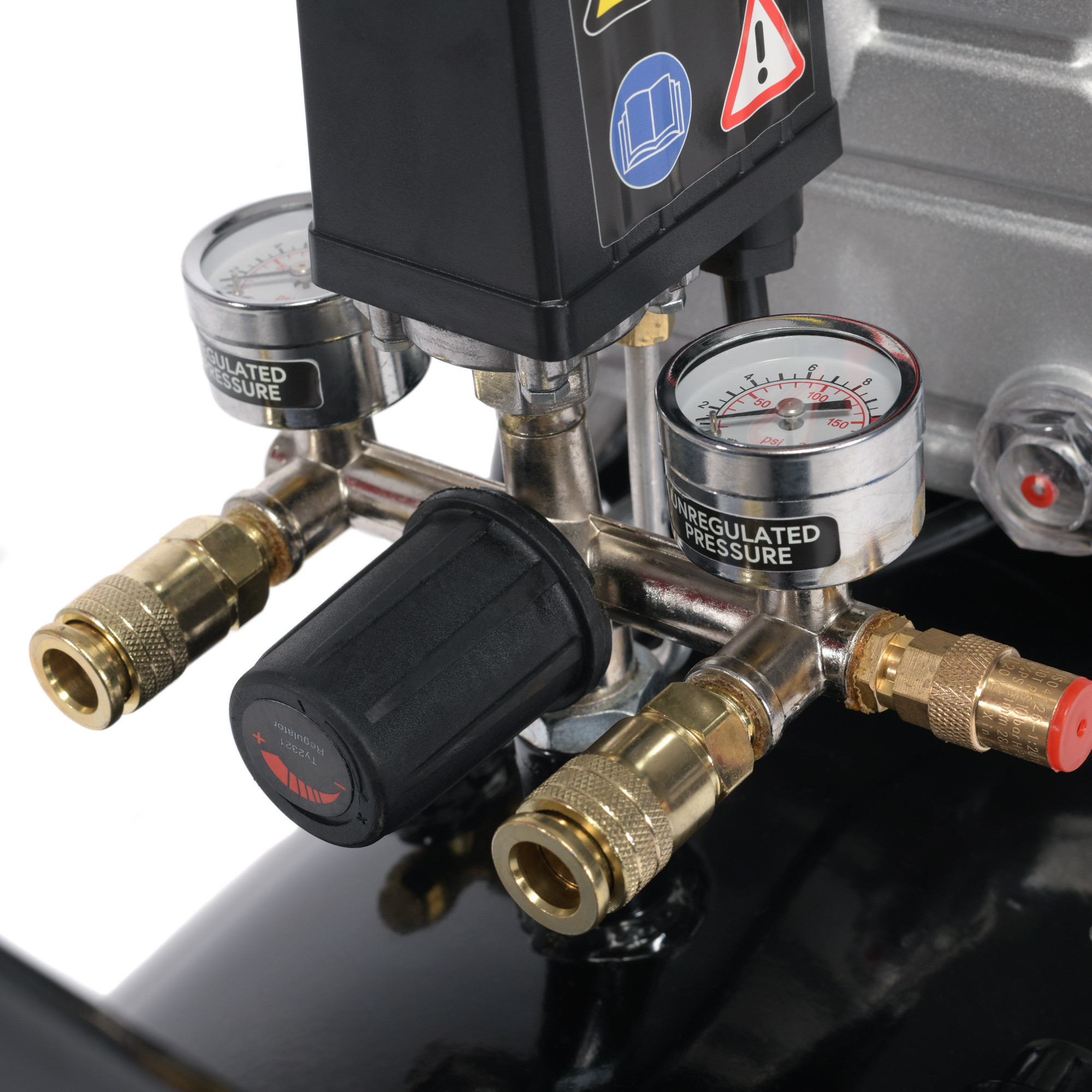 50 Litre Air Compressor with Hose Reel - 9.6 CFM, 2.5 HP, 50L | ParkerBrand