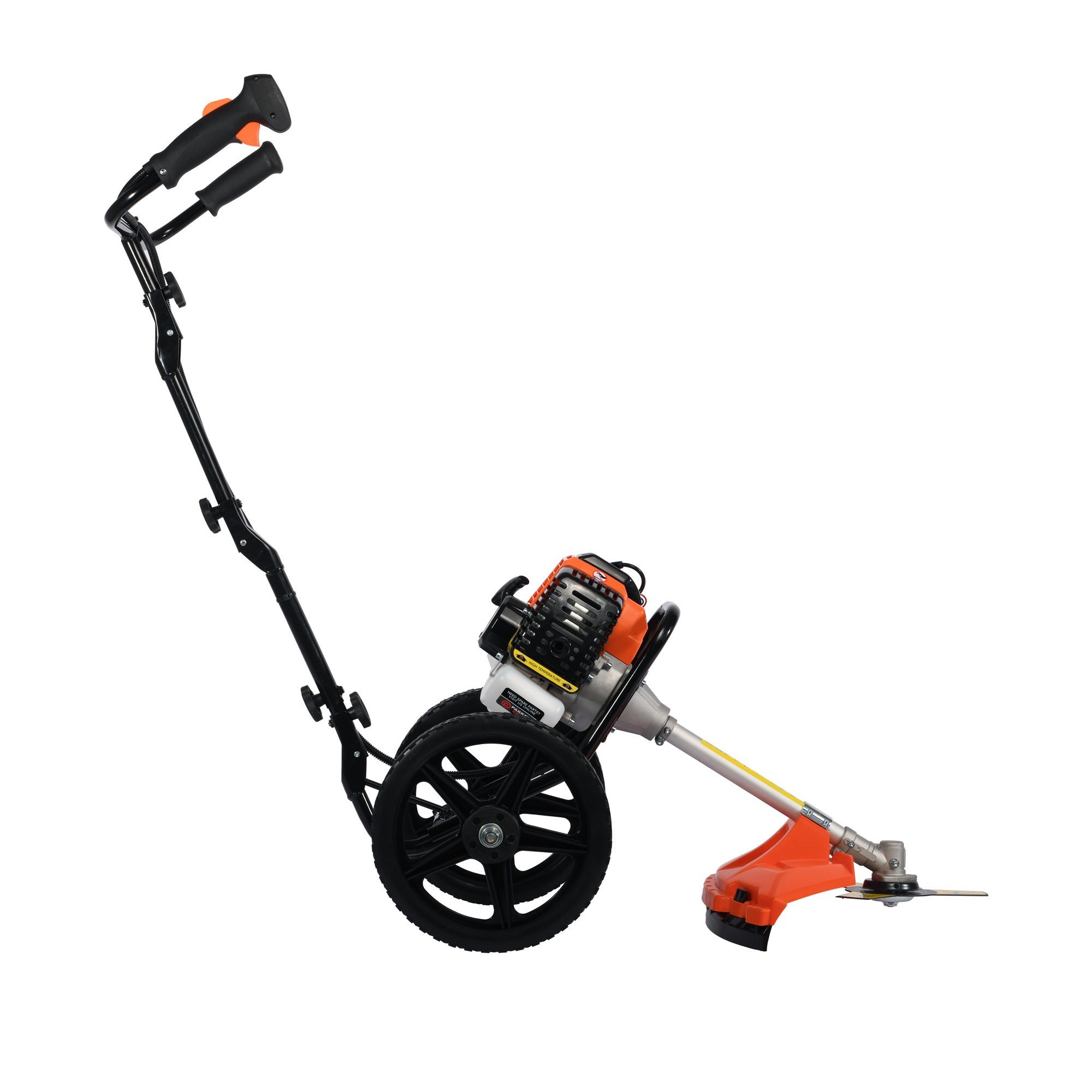 52cc Petrol Garden Brush Cutter / Wheeled Trimmer | ParkerBrand