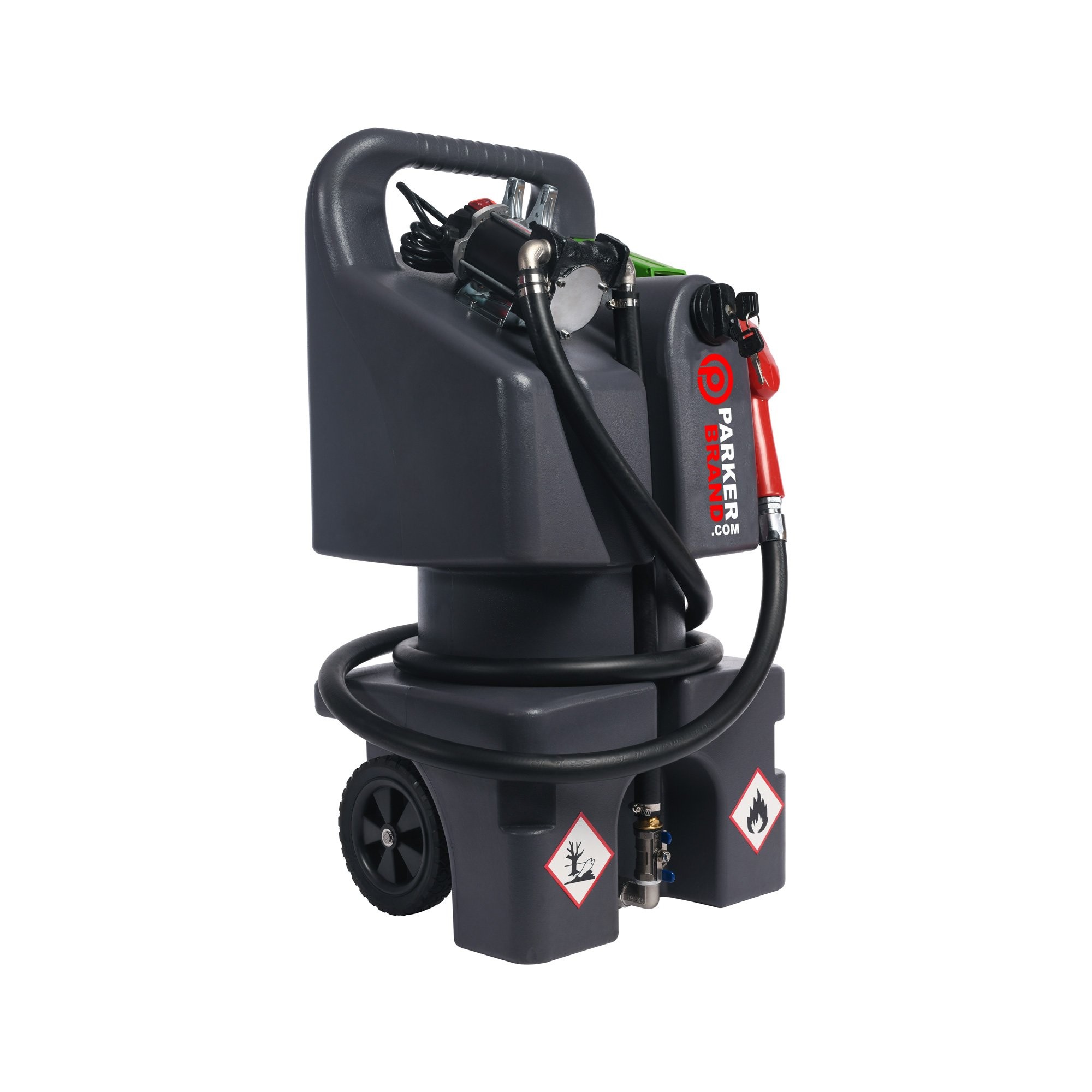 60L Portable Fuel Tank with 12V Pump | ParkerBrand