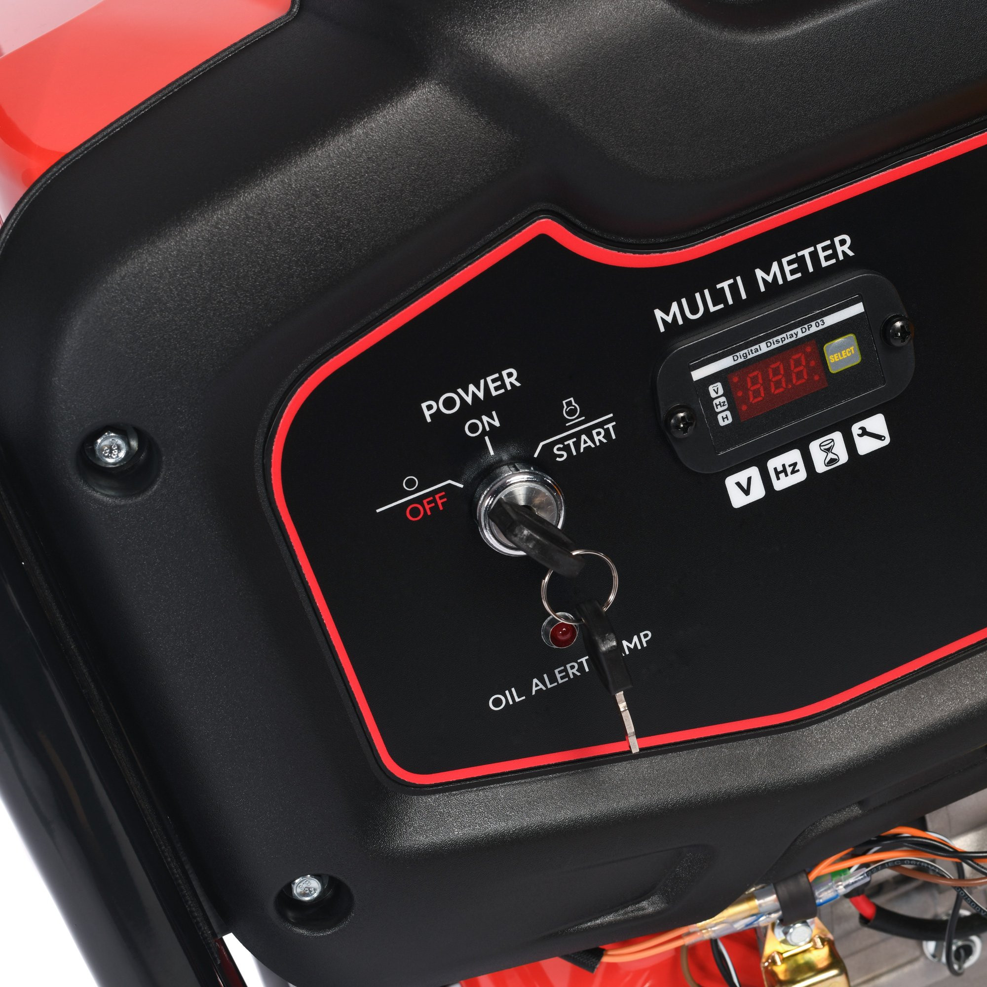 6.75 kVA Portable Petrol Generator with Electric Start in Heavy Duty ...