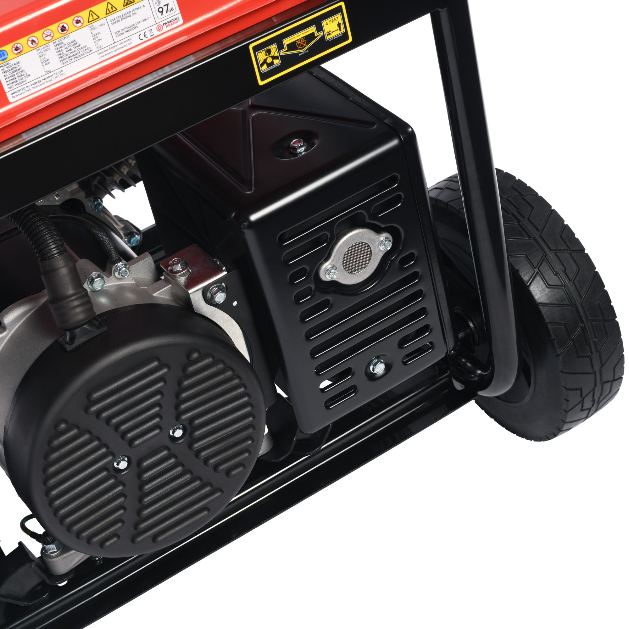 8.125 kVA Portable Petrol Generator with Electric Start | ParkerBrand