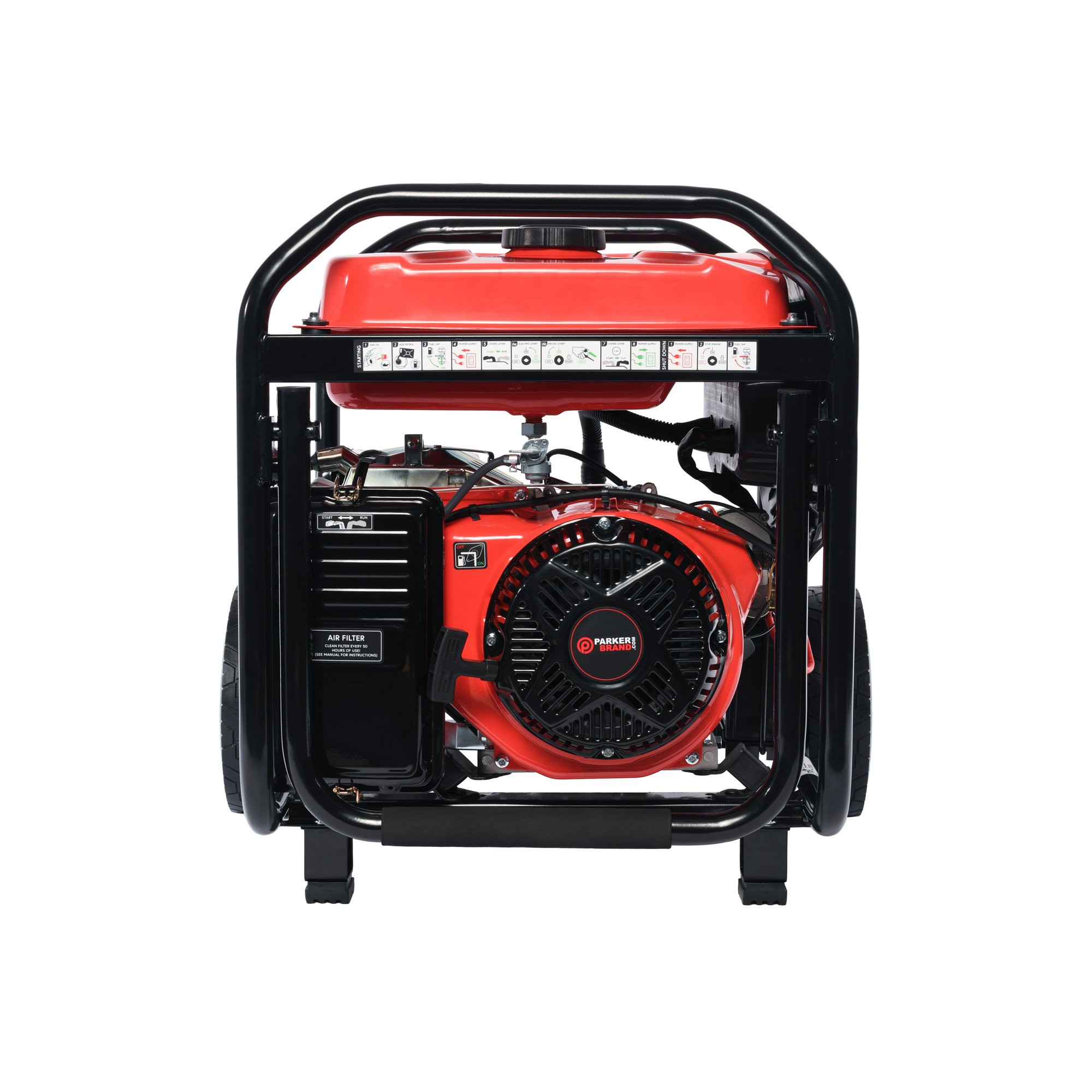 8.125 kVA 3 Phase Portable Petrol Generator with Electric Start ...