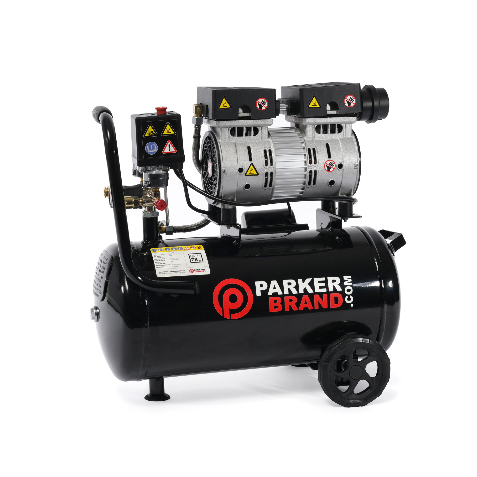 24 Litre Oil Less Air Compressor | ParkerBrand