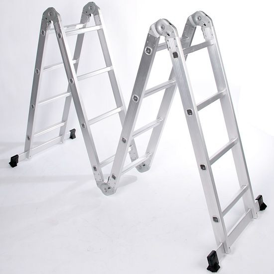 4.7m Aluminium Multi Purpose Extension Ladder / Step / Scaffolding ...