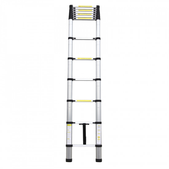 Telescopic 3.8M Aluminium DIY Foldable Extendable Builders Multi ...