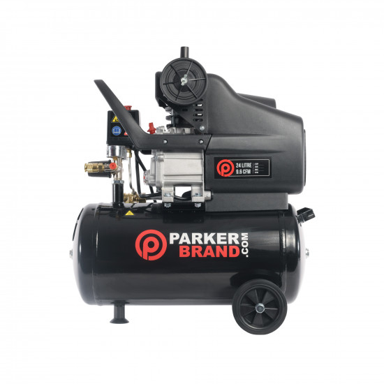 24 Litre Air Compressor - 9.6 CFM, 2.5 HP, 24L | ParkerBrand
