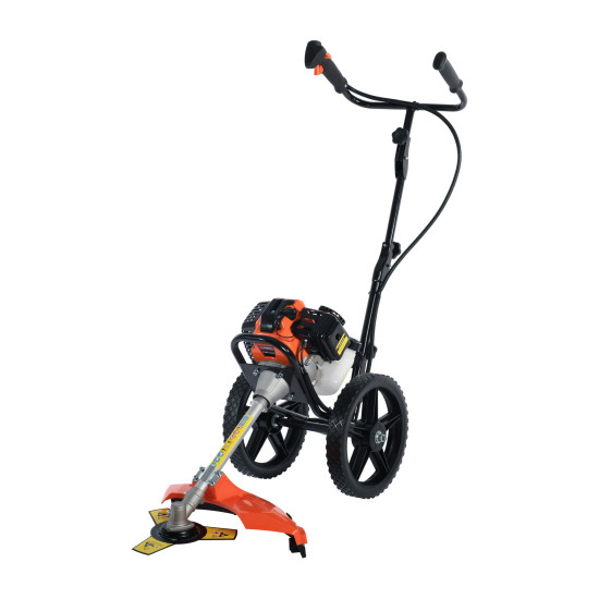 52cc Petrol Garden Brush Cutter / Wheeled Trimmer | ParkerBrand