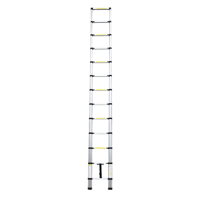 Telescopic 3.8M Aluminium DIY Foldable Extendable Builders Multi ...