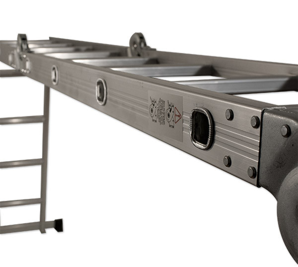 3.5m / 11.5ft Aluminium Multi Purpose Extension Ladder / Step ...