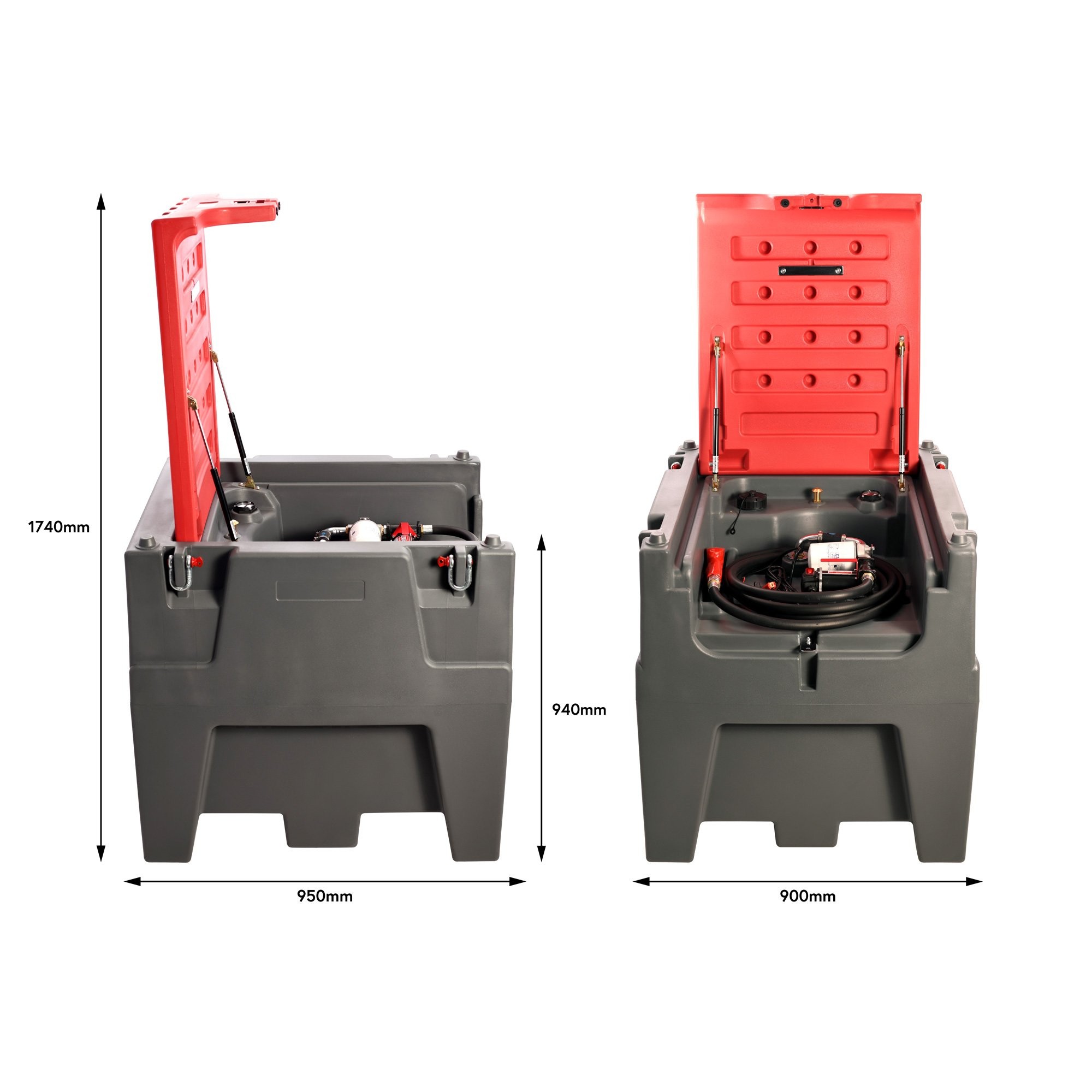440 Litre Portable Diesel Fuel Tank With 12V Pump And Filter | ParkerBrand