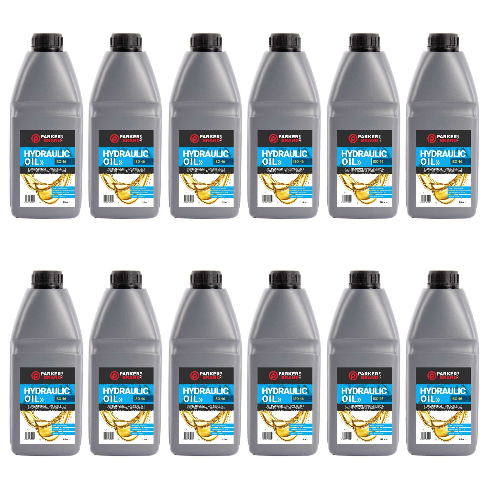 12 Pack of 1L - Hydraulic Oil (ISO 46) | ParkerBrand