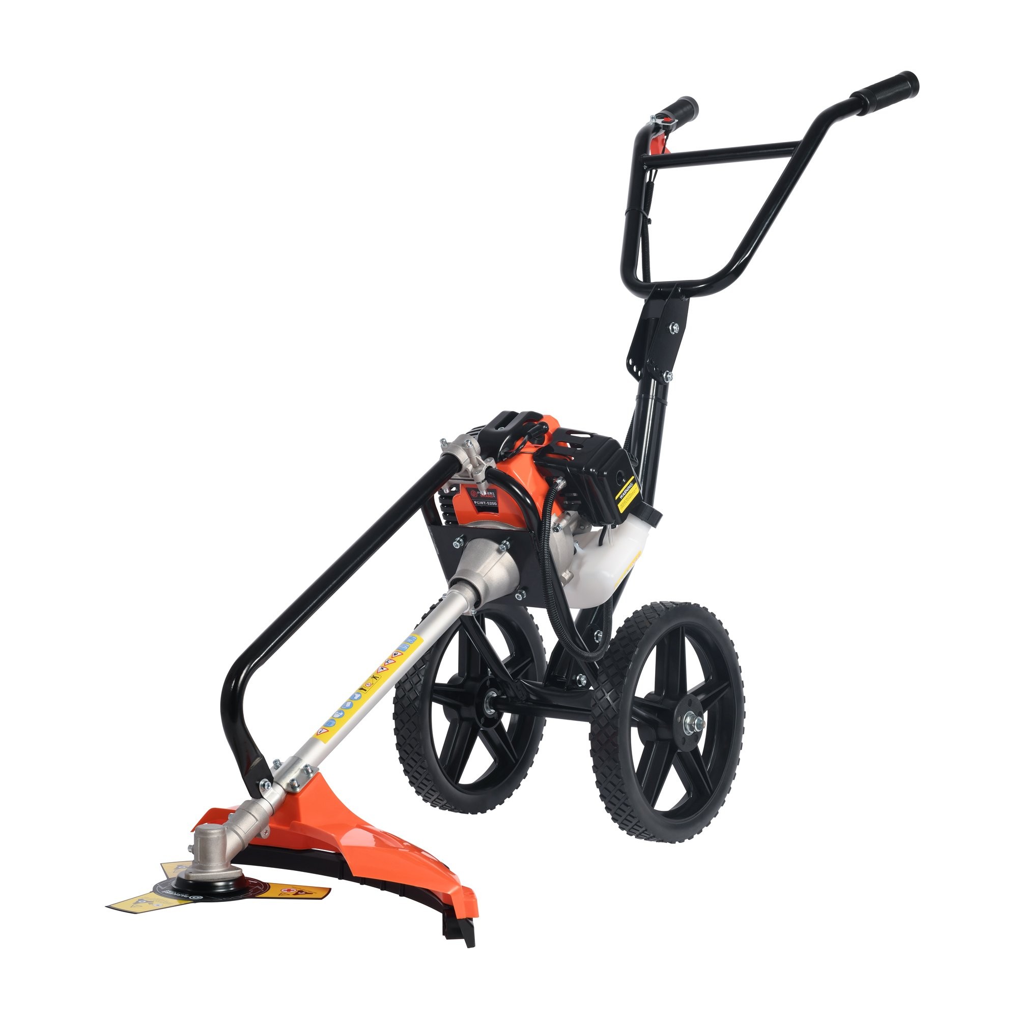 52cc Petrol Garden Brush Cutter / Wheeled Trimmer | ParkerBrand