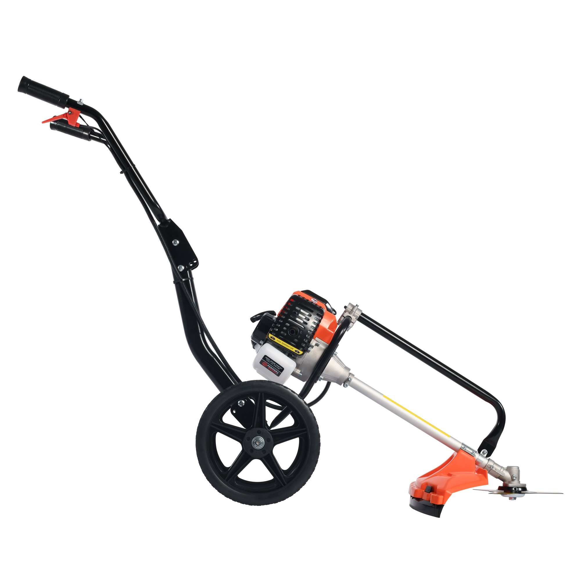 52cc Petrol Garden Brush Cutter / Wheeled Trimmer | ParkerBrand