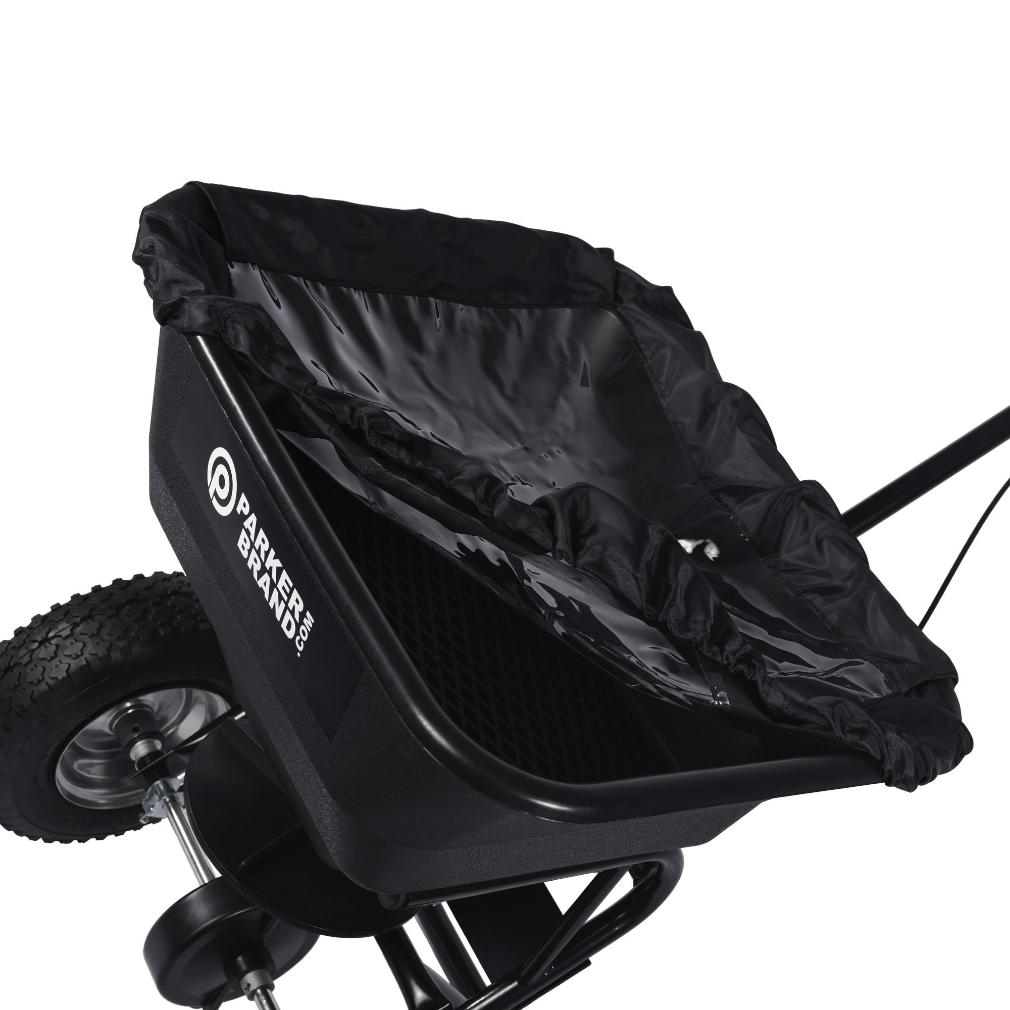 Hand Push Salt / Seed Spreader - 97Lbs Max. Load | ParkerBrand