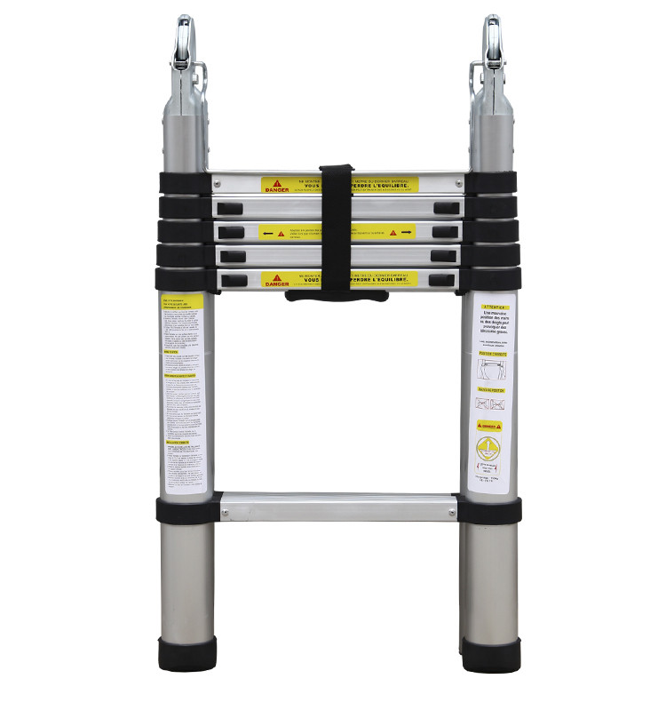 3.8M Multi Purpose Telescopic Aluminium DIY Foldable Extendable Ladders ...