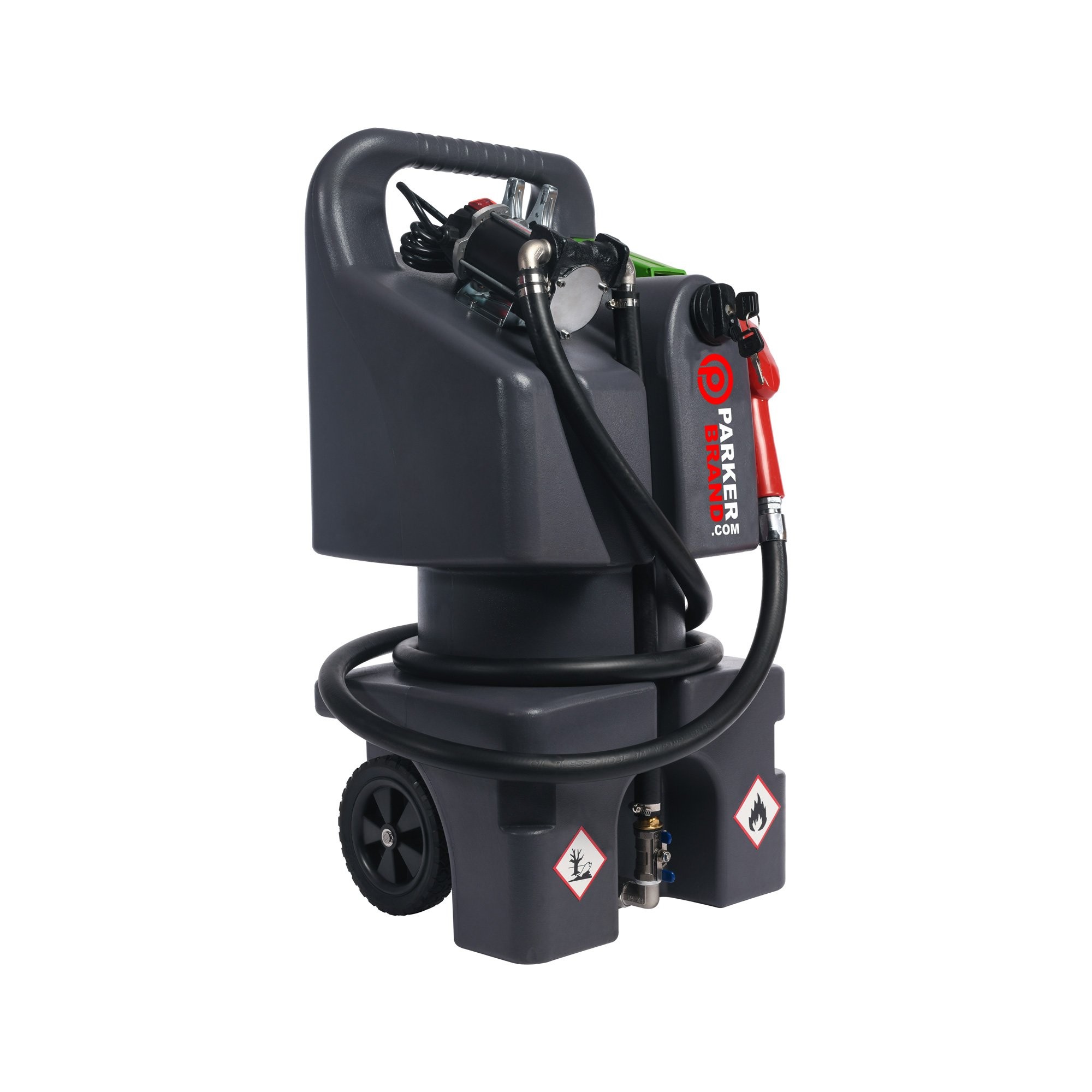 100L Portable Fuel Tank with 12V Pump | ParkerBrand