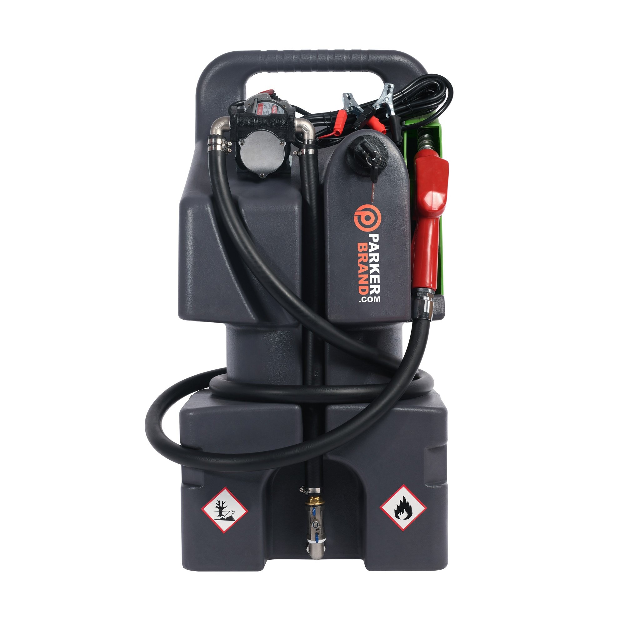100L Portable Fuel Tank with 12V Pump | ParkerBrand