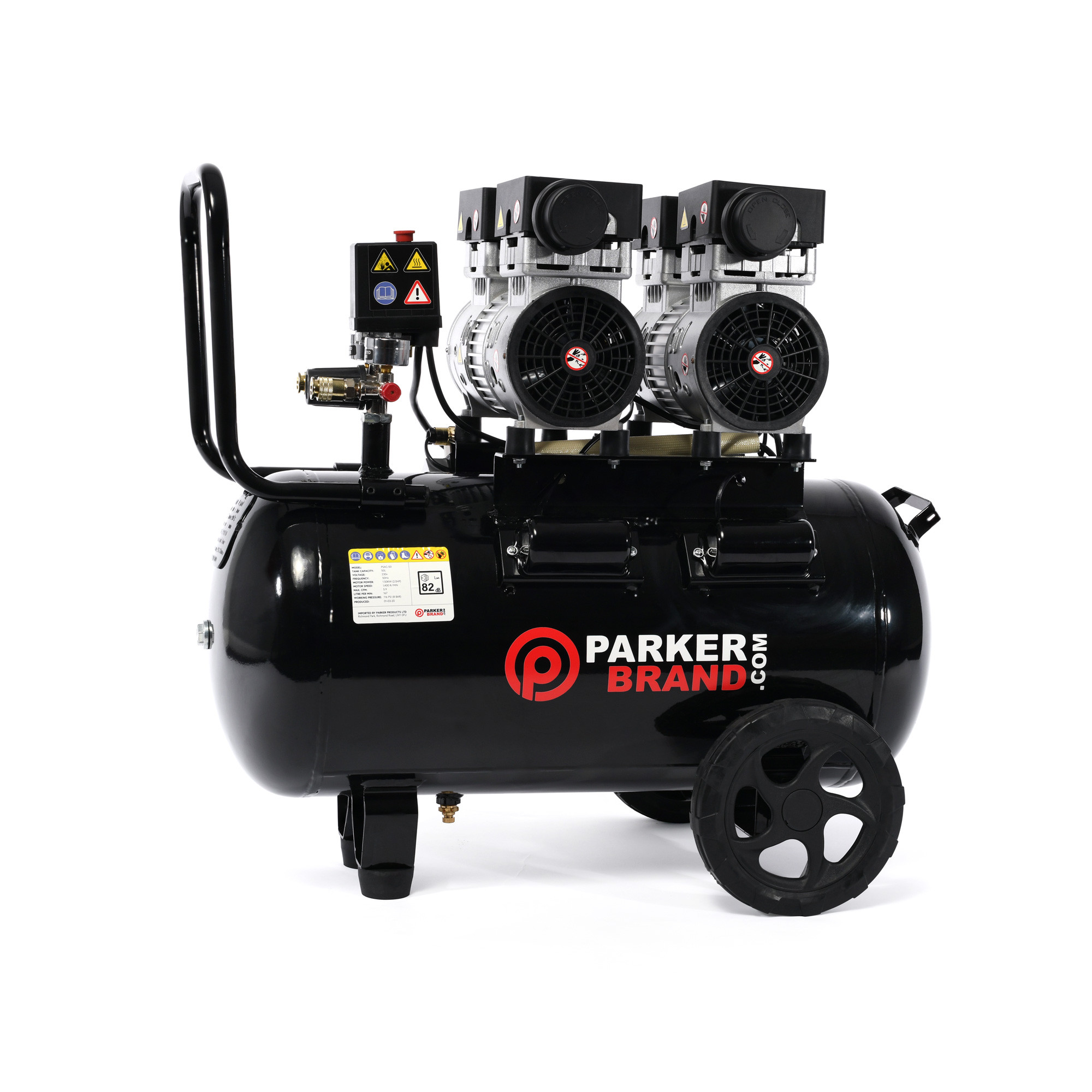 50 Litre Oil Less Air Compressor | ParkerBrand